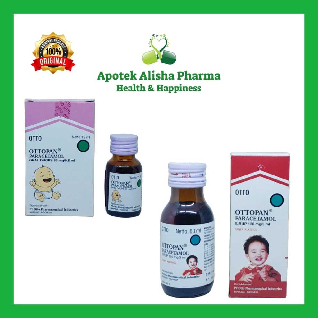 Jual Ottopan Drops 15ml / Sirup 60ml - Otopan Baby Drop Paracetamol ...