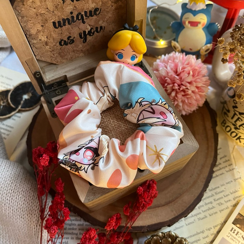 Jual Scrunchie Ikat Rambut Genshin Impact Chibi Alhaitham Kaveh Satin ...