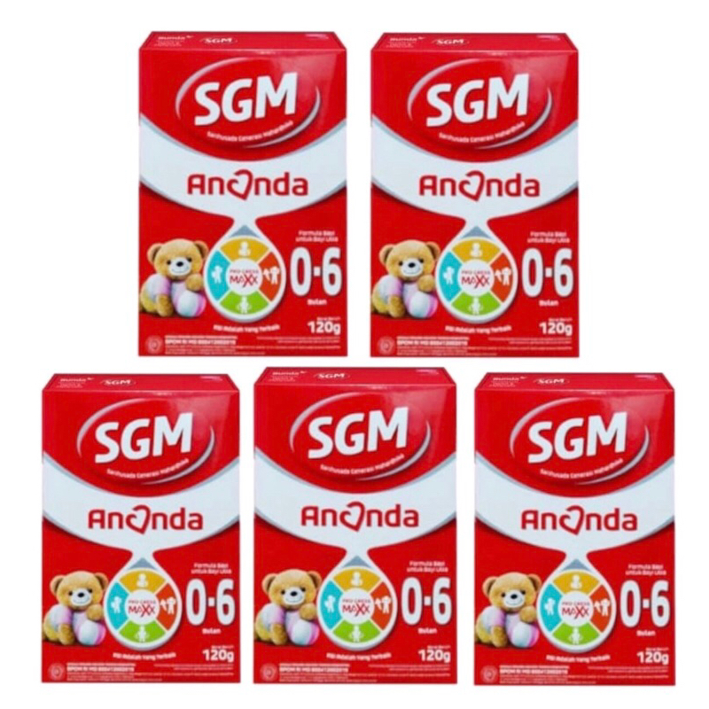 Jual Susu formula susu tambahan susu balita SGM 06 ukuran 120gr (isi 5 ...
