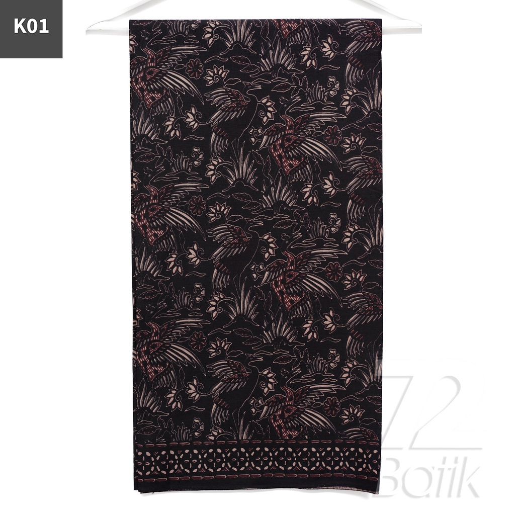 Jual KAIN BATIK KATUN Premium Motif Bangau Two Tone Pagi Sore Warna ...