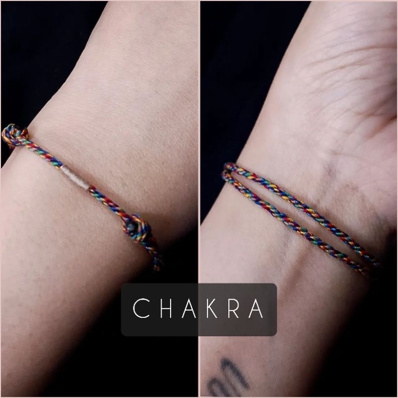 Jual GELANG TALI CHAKRA SRI.WA / GELANG TALI HANDMADE / GELANG TALI ...