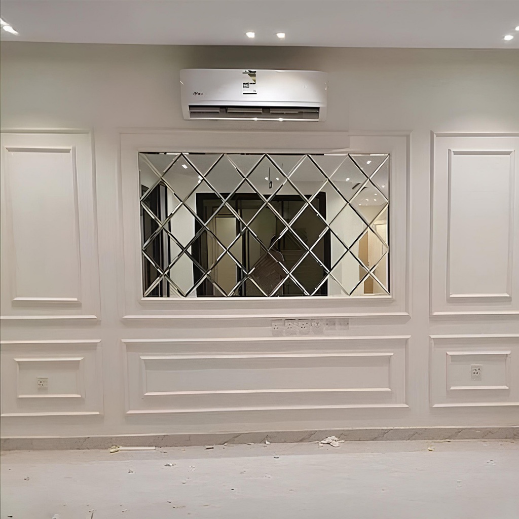 Jual Paket Kaca Cermin Molding Ukuran 1 M x 2 M / Dekorasi Dinding ...