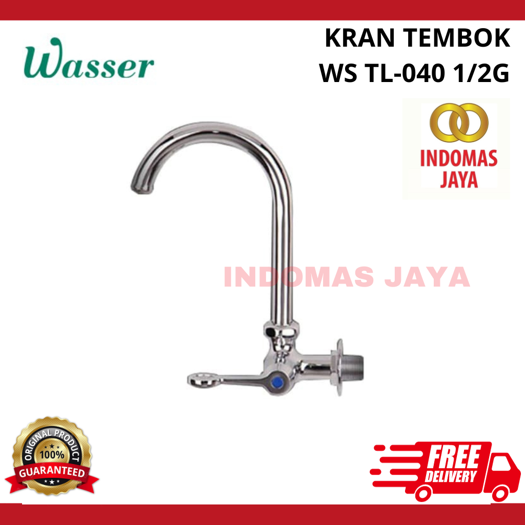 Jual KRAN SINK WASSER/ KERAN BAK CUCI PIRING WALL SINK TAP WASSER TL ...