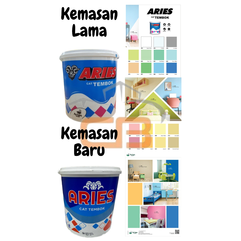 Jual CAT ARIES 5 KG WARNA | Shopee Indonesia