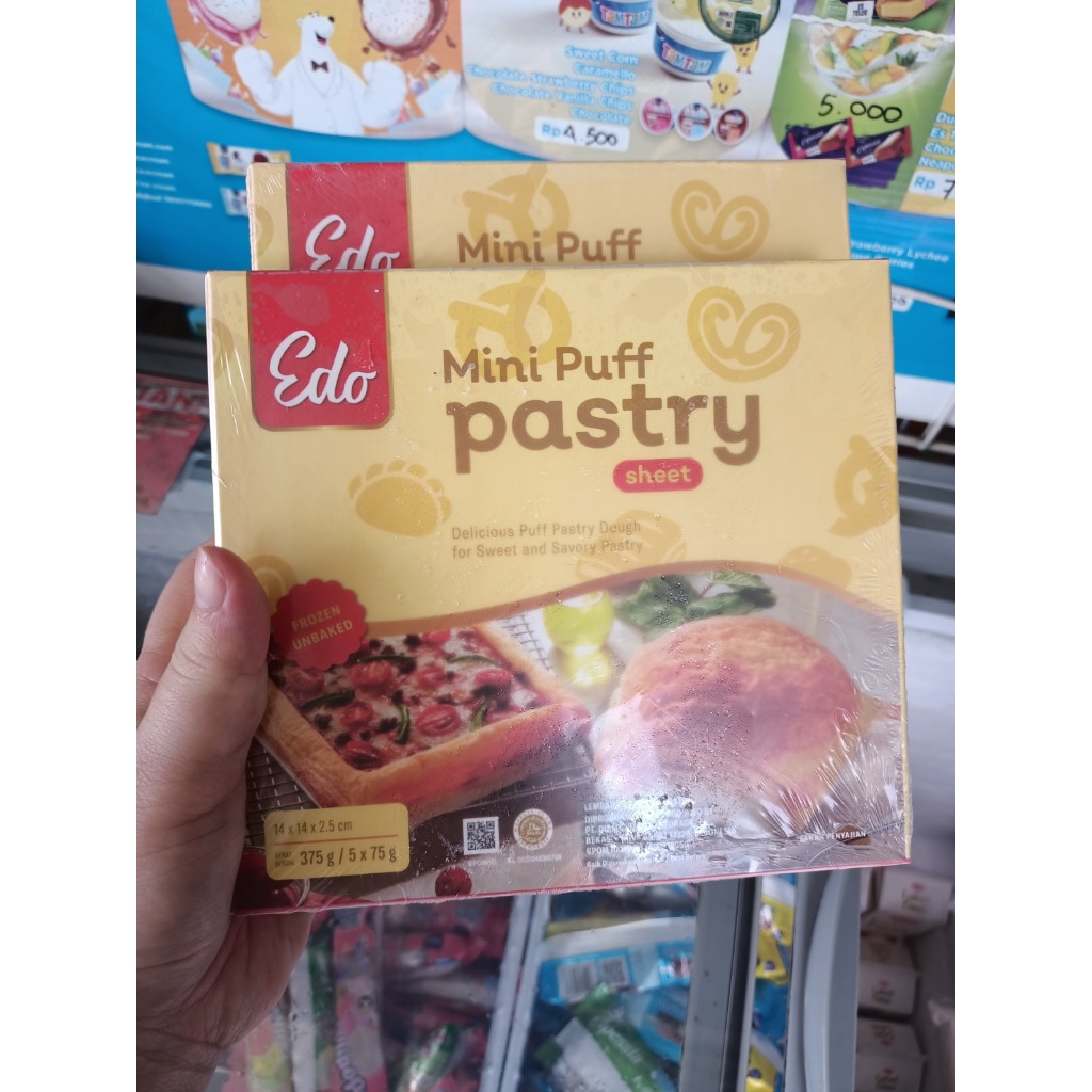 Jual EDO MINI Puff Pastry sheet 375gr (INSTANT) | Shopee Indonesia