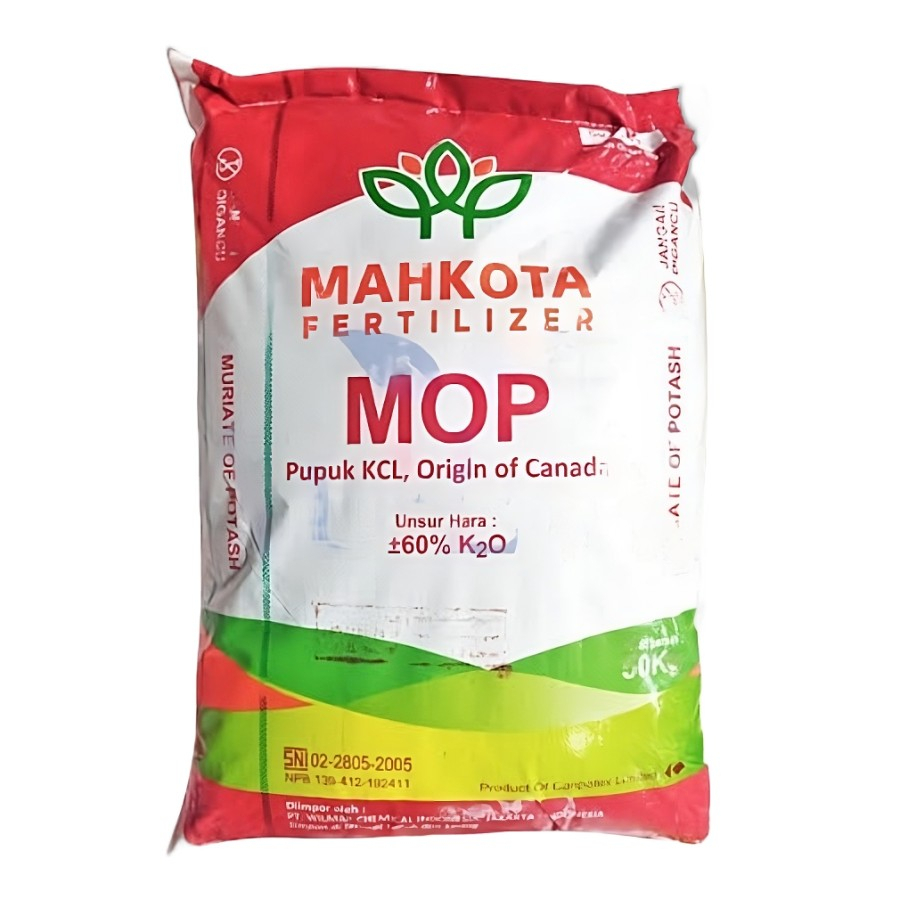 Jual MOP Pupuk KCL (50 Kg) Mahkota Fertilizer | Shopee Indonesia