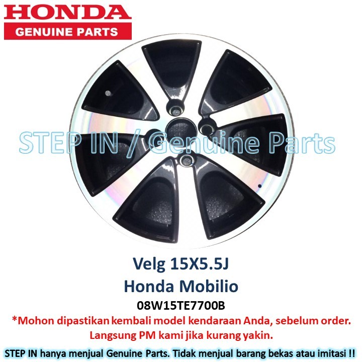 Jual Velg Velk Honda MOBILIO Wheel Disk disc Rim 08W15TE7700B satuan ...