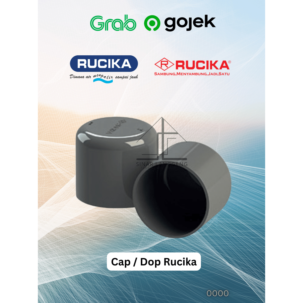 Jual END CAP / DOP (D) PVC 2" RUCIKA, TUTUP PIPA UJUNG RCK UK 2 INCH ...