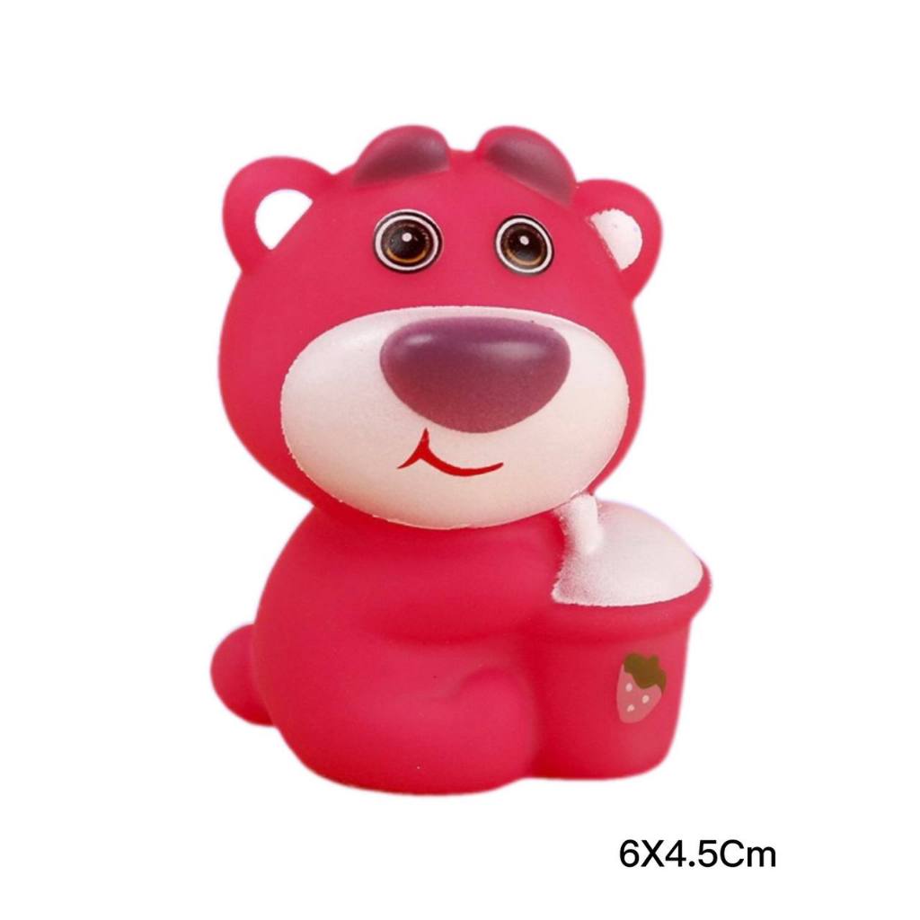 Jual CAKE TOPPER MINIATUR LOTSO BERUANG PINK DEKORASI CAKE, TART ATAU ...