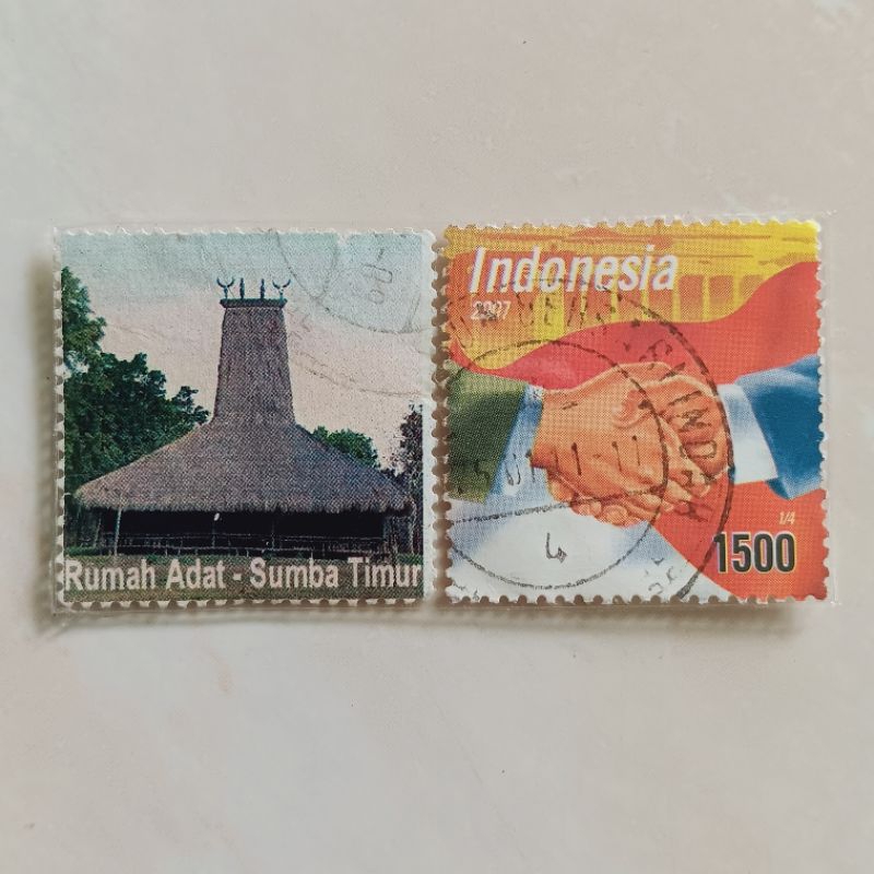 Jual (AA) Perangko Prisma Indonesia 2007 Jabat Tangan Seri 2 - Rumah ...