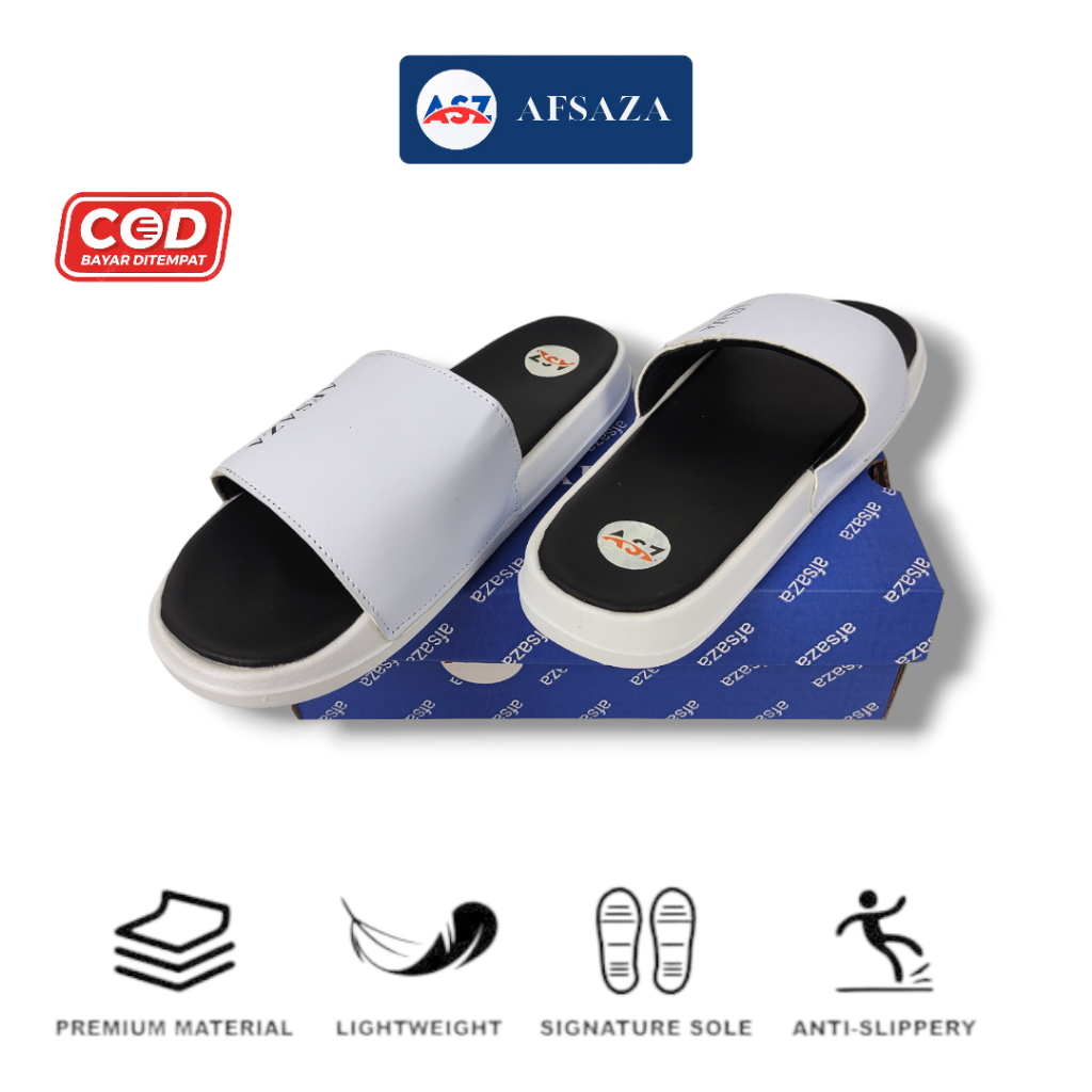 Jual Afsaza - Sendal Slide Pria dan Wanita Tampil Terkini | Shopee ...