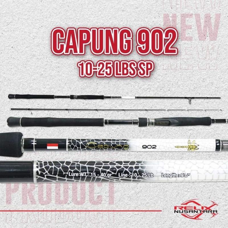 Jual Rod SPINNING RELIX NUSANTARA CAPUNG 902SP / 274cm (Line Test 10 ...