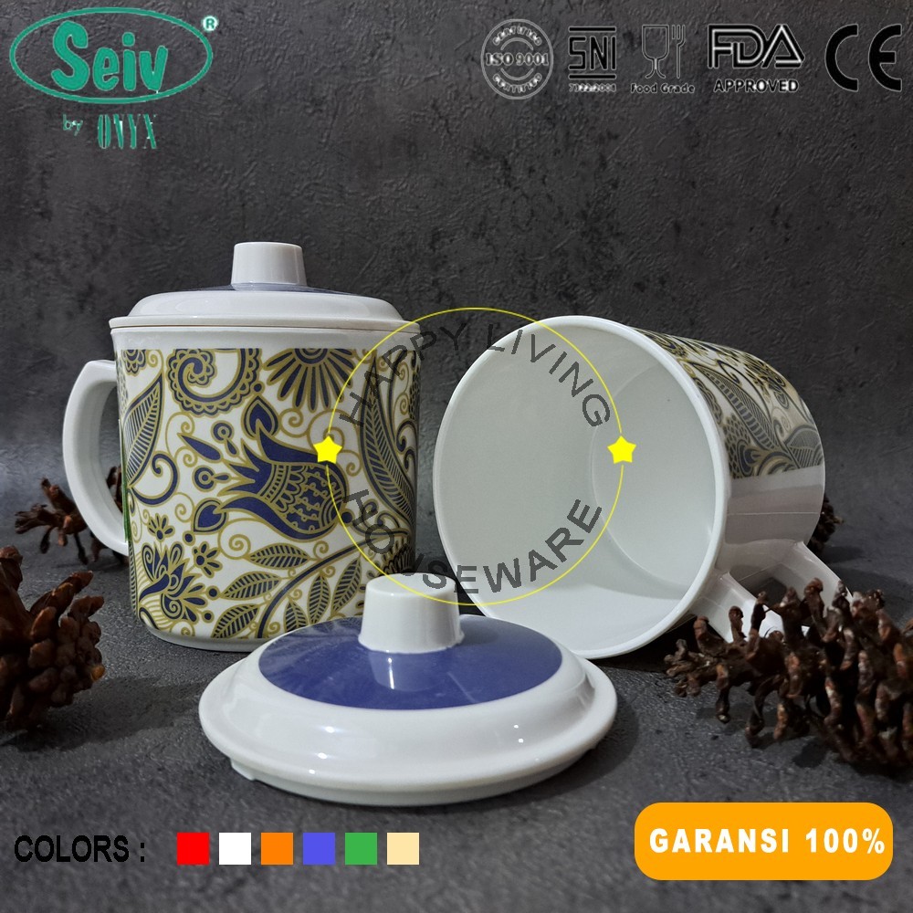 Jual SEIV by Onyx Java Mug Cangkir Tutup Besar 600ml Gelas Tutup 3105 Series | Shopee Indonesia