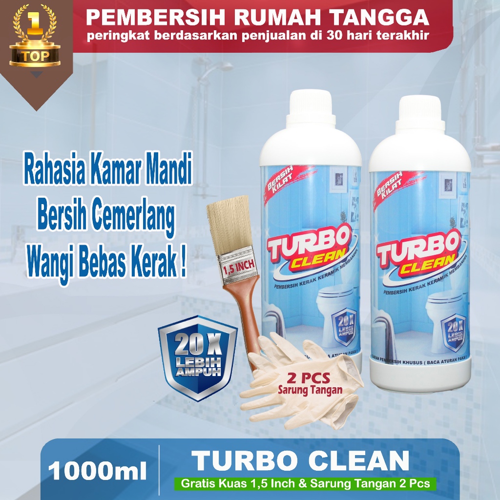 Jual TURBO CLEAN 1 LITER | SOLUSI KILAT 20X LEBIH AMPUH UNTUK KAMAR ...