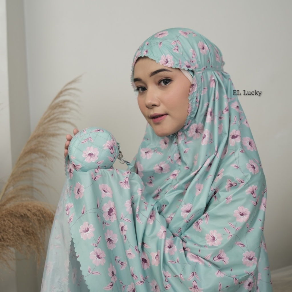Jual Mukena Traveling Mini Pouch Motif Series | Shopee Indonesia