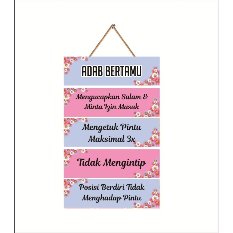 Jual HIASAN DINDING ADAB BERTAMU | Shopee Indonesia