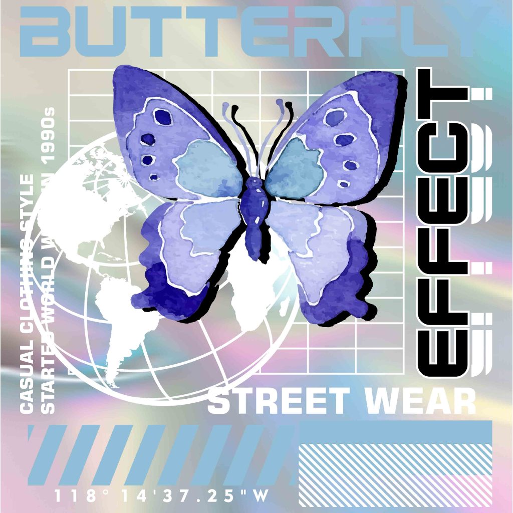 Jual SABLON STICKER DTF UKURAN A3 TEMA BUTTERFLY V1 | Shopee Indonesia