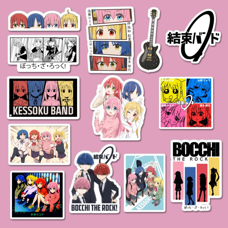 Jual Sticker Anime Bocchi The Rock Hitori gotoh nijika ijichi ryo ...