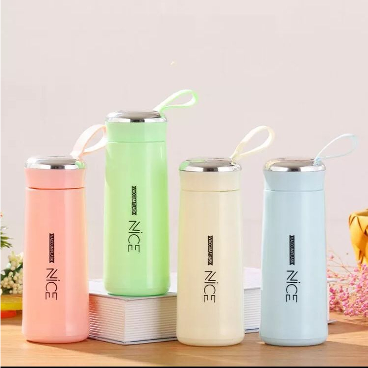 Jual Botol Kaca Nice Tanpa Box Grosir Tumbler Glass Termos Air Panas ...