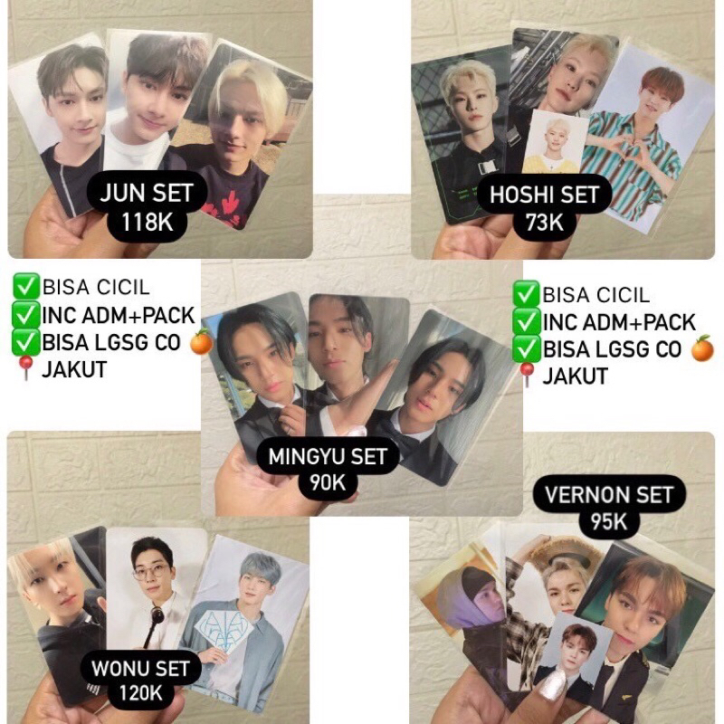 Jual PC BINDER BOOKLET CARVER FML WONWOO UNSEALED HOSHI THE8 DK JUN MINGYU MEMBERSHIP KIT MEMKIT ...