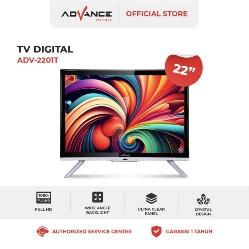 Jual ADVANCE LED SIARAN DIGITAL 22 INCH ADV-2201T SUDAH TANPA STB LAGI | Shopee Indonesia