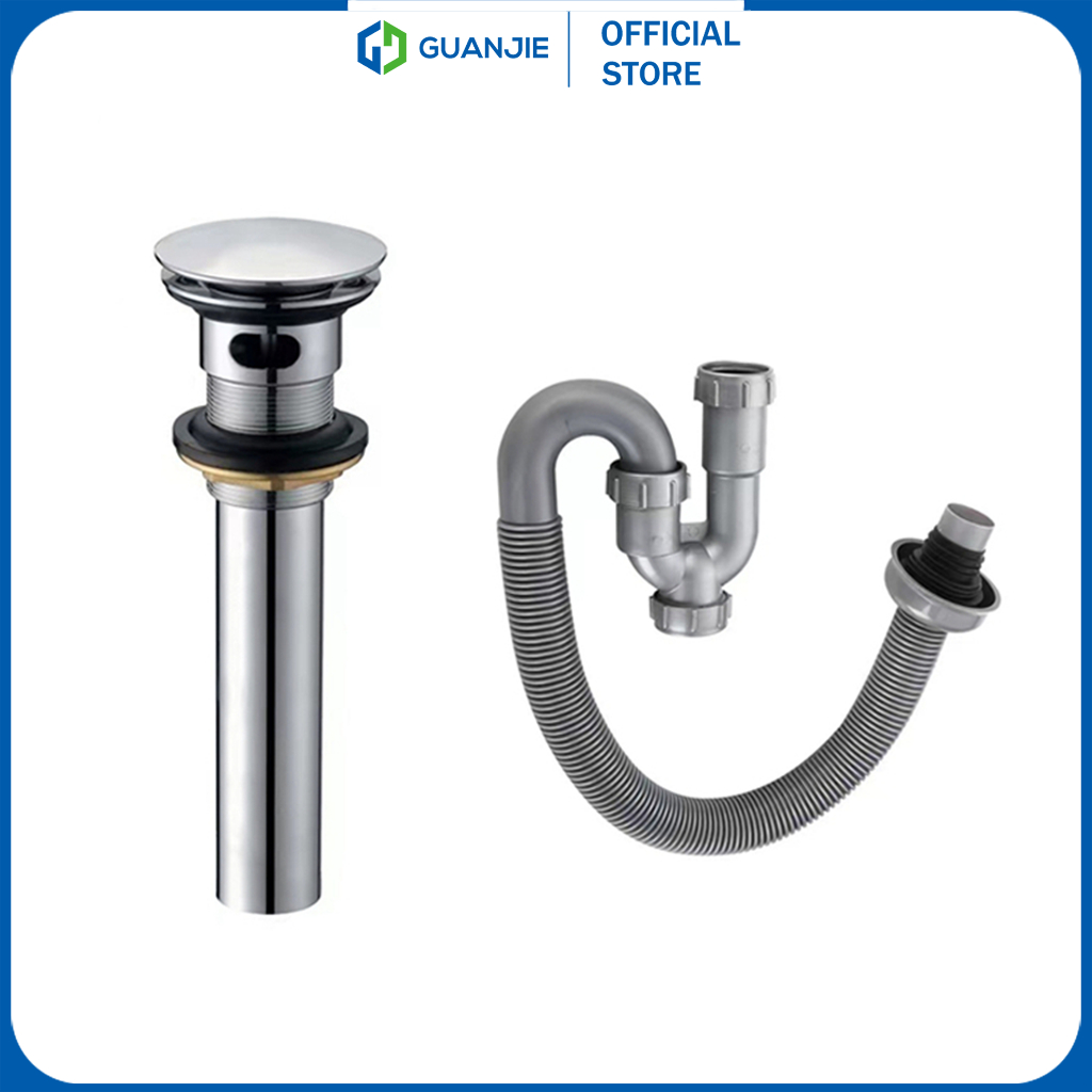Jual GUANJIE - Kepala Sifon Pop Up Basin Afur Universal Drain Filter ...