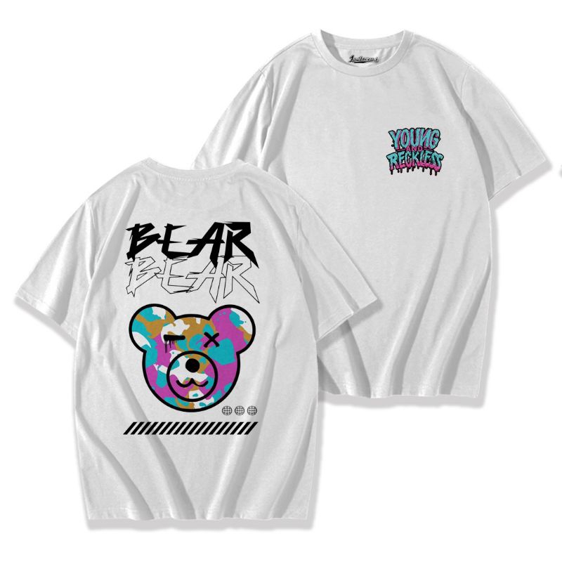 Jual TSHIRT BEAR KEREN UNISEX PRIA WANITA || SABLON DIGITAL BERKUALITAS ...