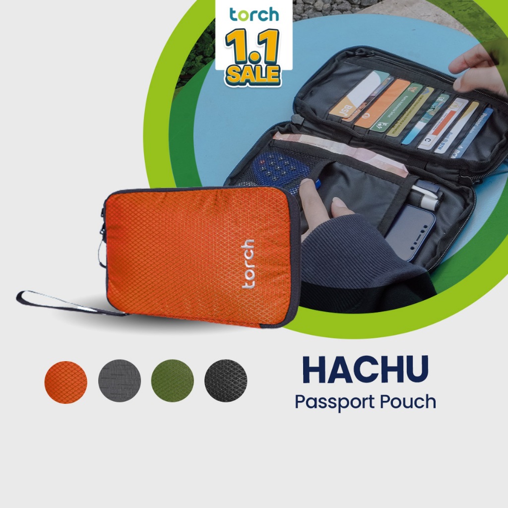 Jual TORCH Hachu Pasport Pouch Dompet Uang Kartu - Wallet Pasport ...