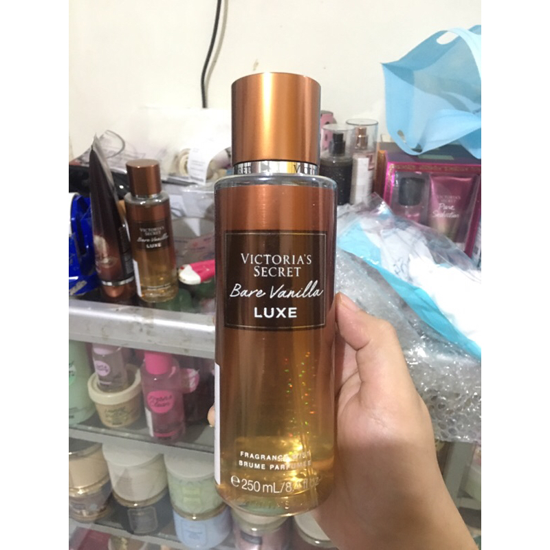 Jual Victoria secret VS body mist bare vanilla luxe 250ml Original 100% ...