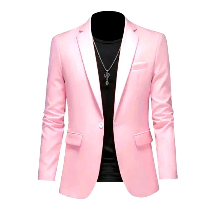 Jual Jas - blazer pria - Jas pria hitam - marun - ungu - pink - biru ...