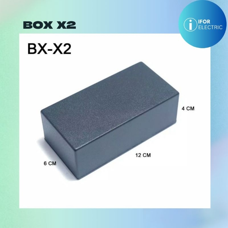 Jual Box Hitam Polos X2 Lengkap sekrup Box Project DIY X2 Plastik | Shopee Indonesia