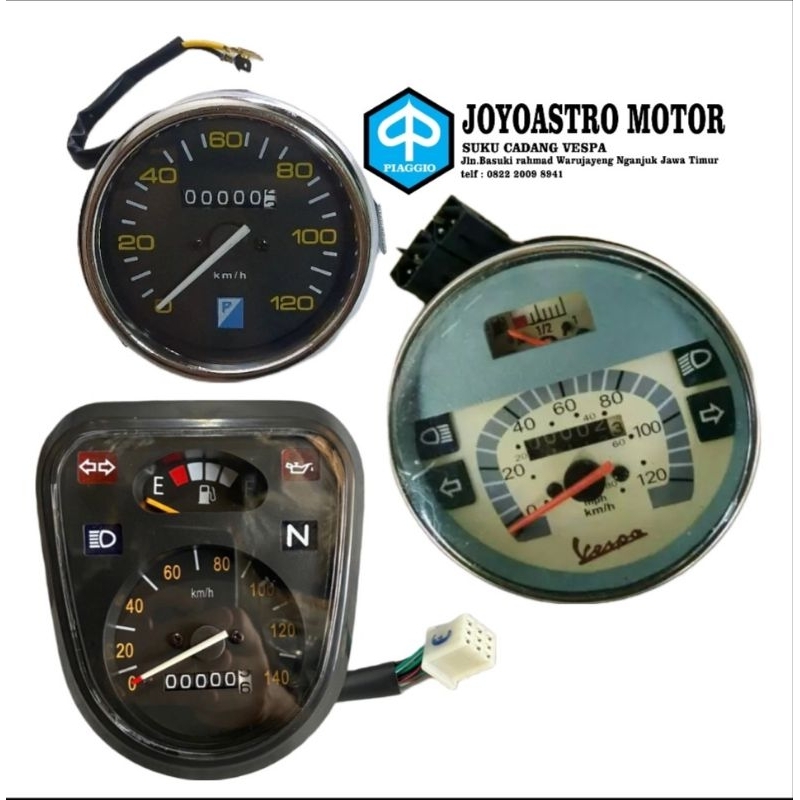 Jual Speedometer vespa ps strada px exclusive2 newpx import | Shopee ...