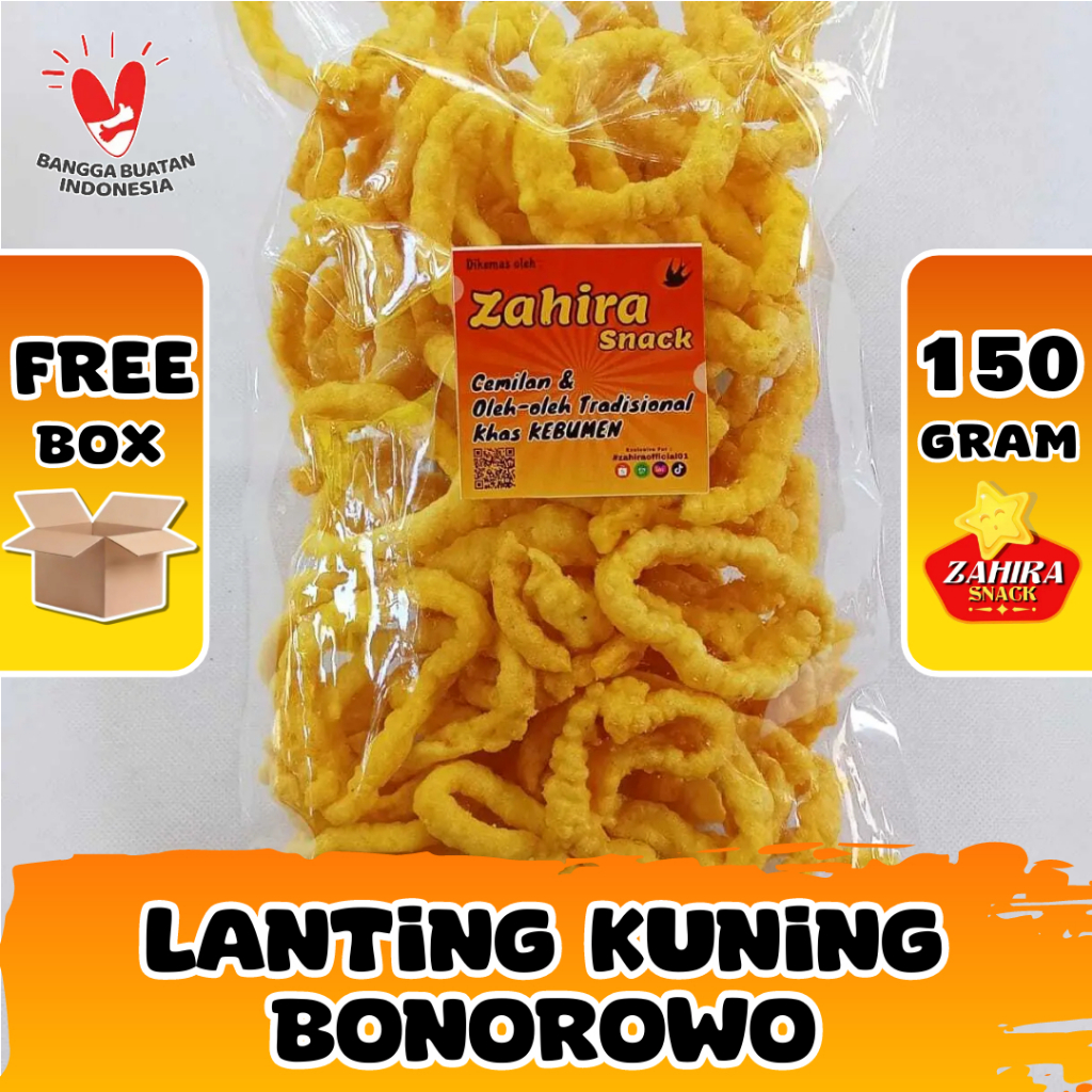 Jual Lanting Singkong Klanting Kuning Bonorowo Oleh-oleh Khas Kebumen ...