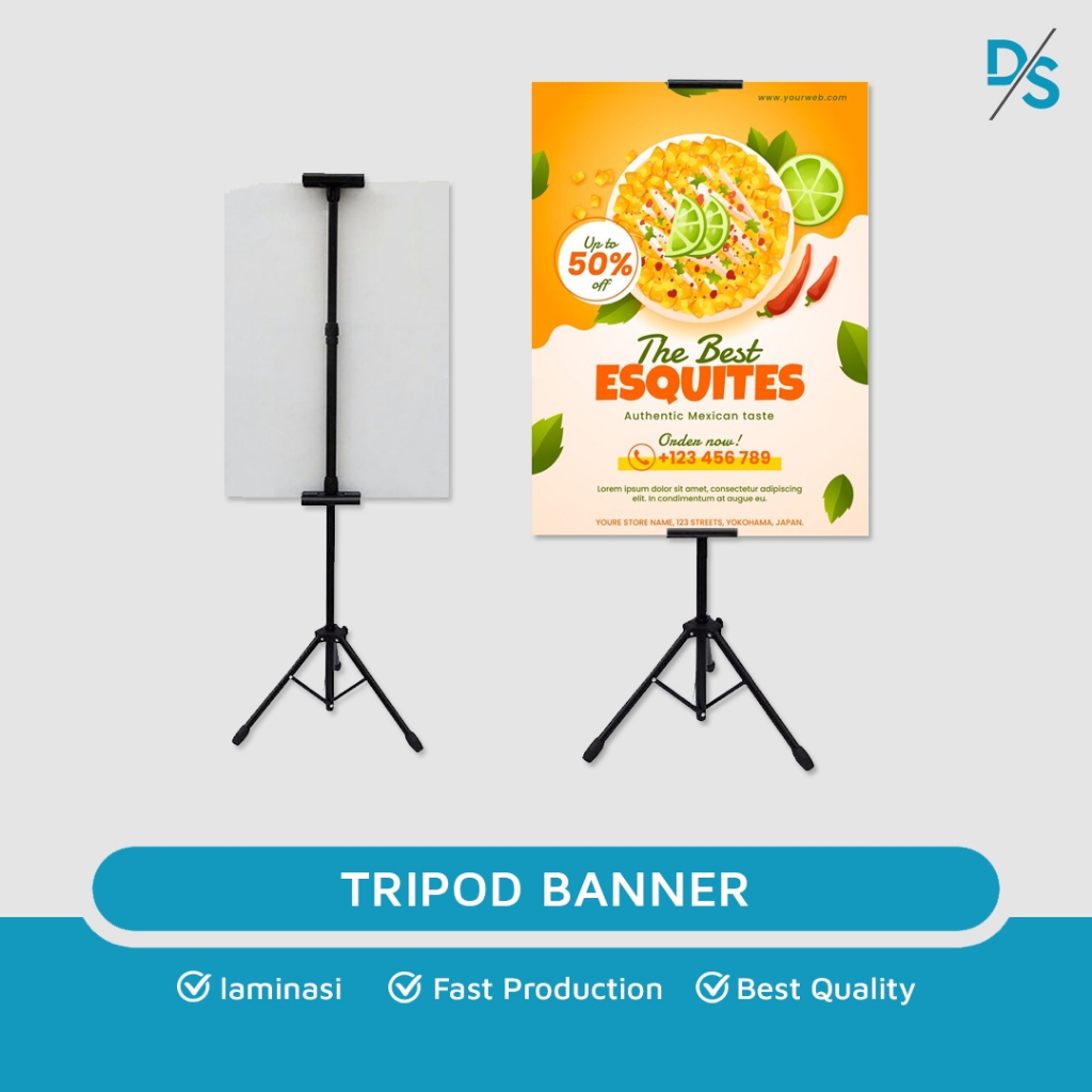 Jual DSPRINTING OFFICIAL- Cetak / Print Display Promotion / Tripod ...