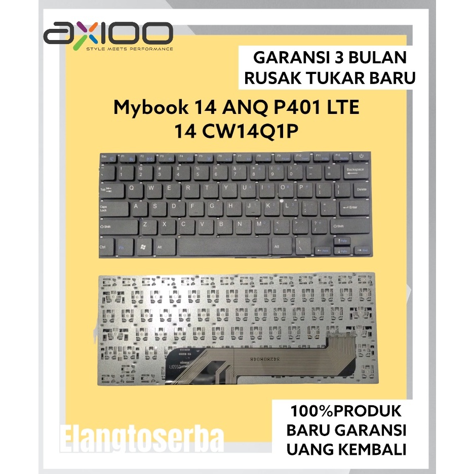 Jual keyboard axioo mybook 14 14h 14+ anq p401 Lite14 cw14q1p | Shopee ...