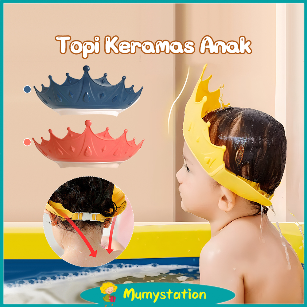 Jual Mumystation Topi Keramas Anak Topi Mandi Bayi Aliran Balik Tahan ...