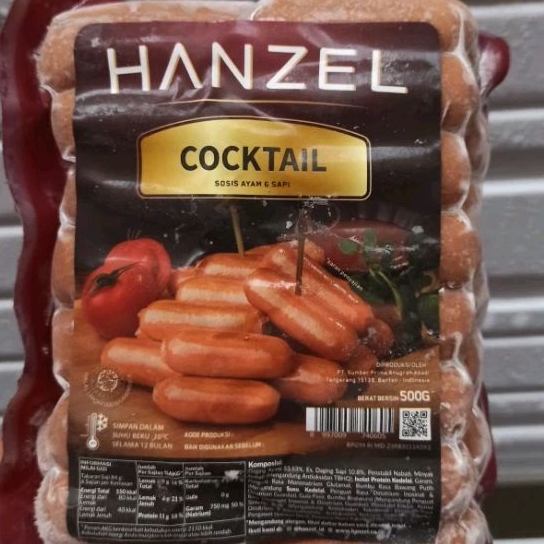Jual HANZEL COCKTAIL 500gr / sosis Hanzel / sosis cocktail | Shopee ...