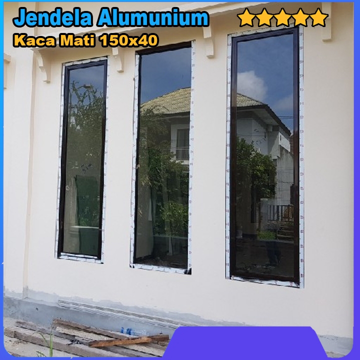 Jual Jendela alumunium kaca mati 150 x 40 | Kusen Alumunium | Bovenli ...