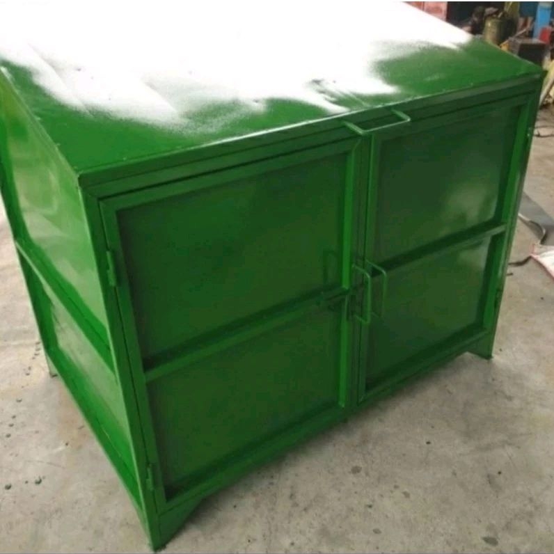 Jual Tempat sampah container besi portable | Shopee Indonesia