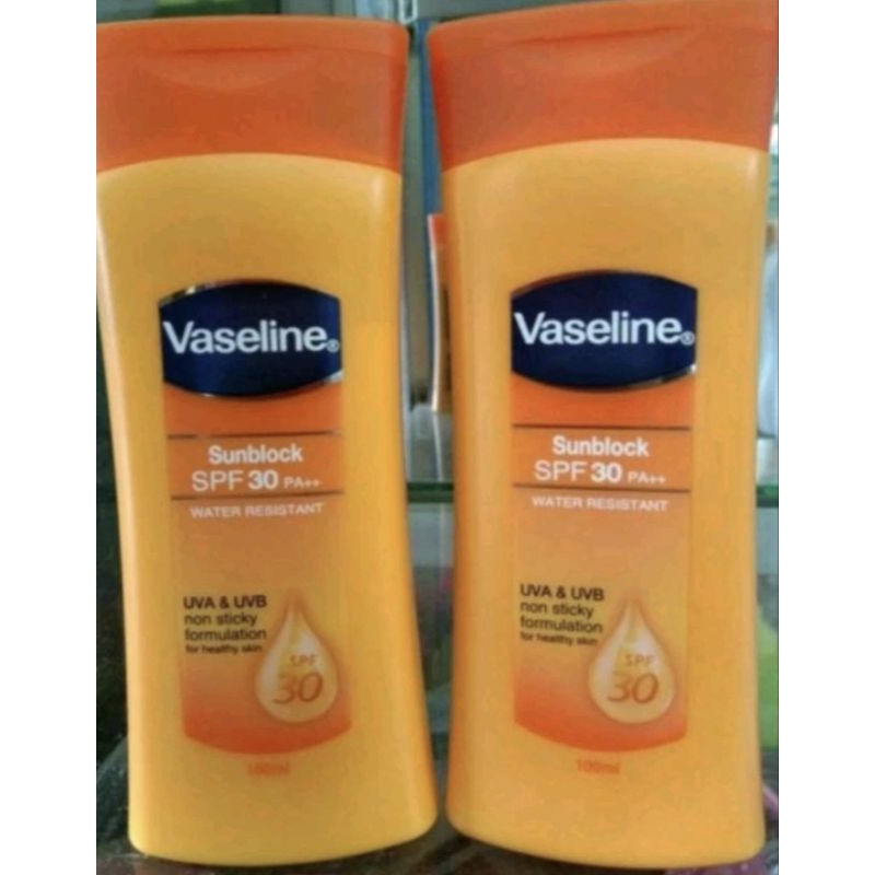Jual Vaseline SUNBLOCK SPF30 pa++ 100ml. rijek kemasan lecet!! | Shopee ...