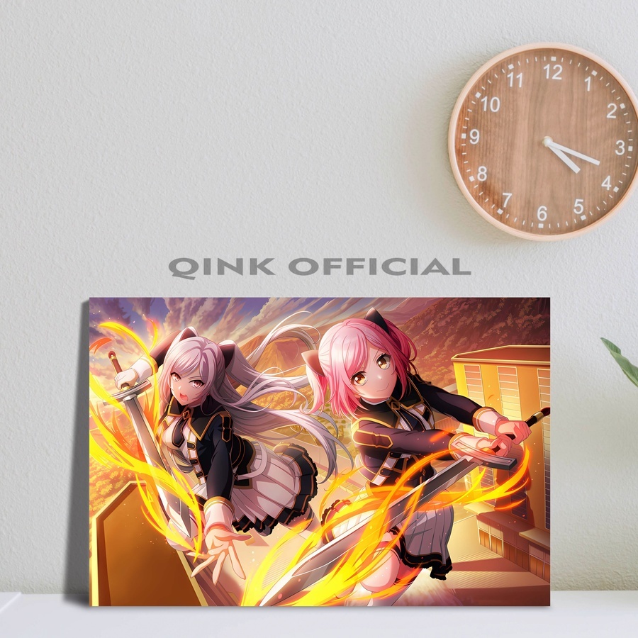 Jual Hiasan Dinding Gambar Waifu Kawaii Kage No Jitsuryokusha Ni ...