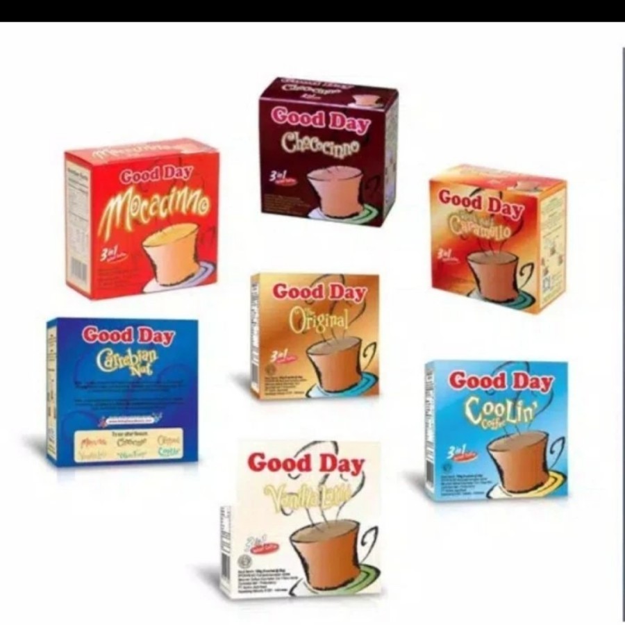 Jual GOOD DAY 3-IN-1 INSTANT COFFEE KEMASAN BOX 5'S | Shopee Indonesia