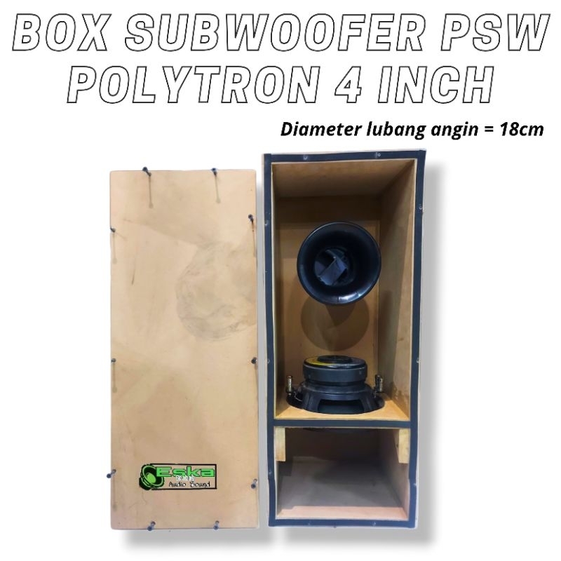 Jual Box Subwoofer Polytron box polytron mentah bungkus vinyl 4 inch ...