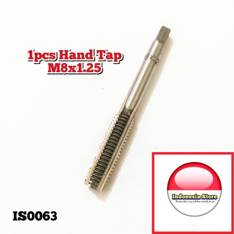 Jual 1pcs hand tap m8x1.25 bukan tap yamawa tap baut kunci 12 tap drat baut 12 | Shopee Indonesia