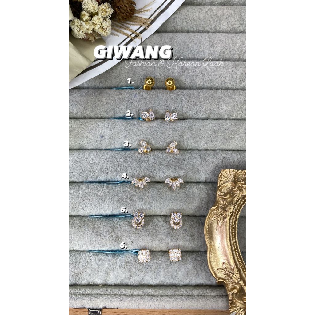 Jual SA BUNGA 4 SOLITAIRE KOREAN LOOK 16K & 17K | Shopee Indonesia