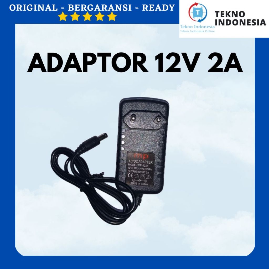 Jual Adaptor 2A 12V CCTV ADAPTOR 12 Volt 2 Ampere M | Shopee Indonesia