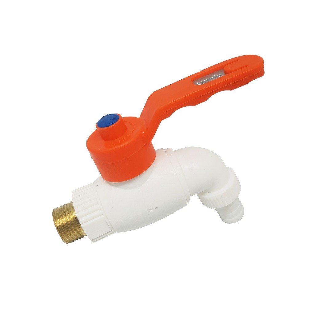 Jual Keran Air Tembok Taman 1/2 / 3/4 Inch PVC Kran Plastik Jumbo 1/2 ...