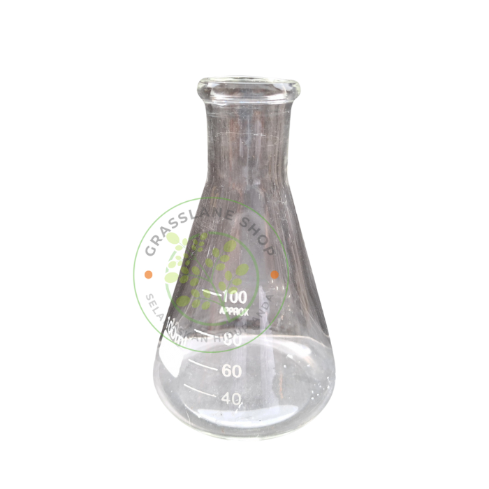 Jual Labu Erlenmeyer Flask kaca glass 100 ml RRC | Shopee Indonesia