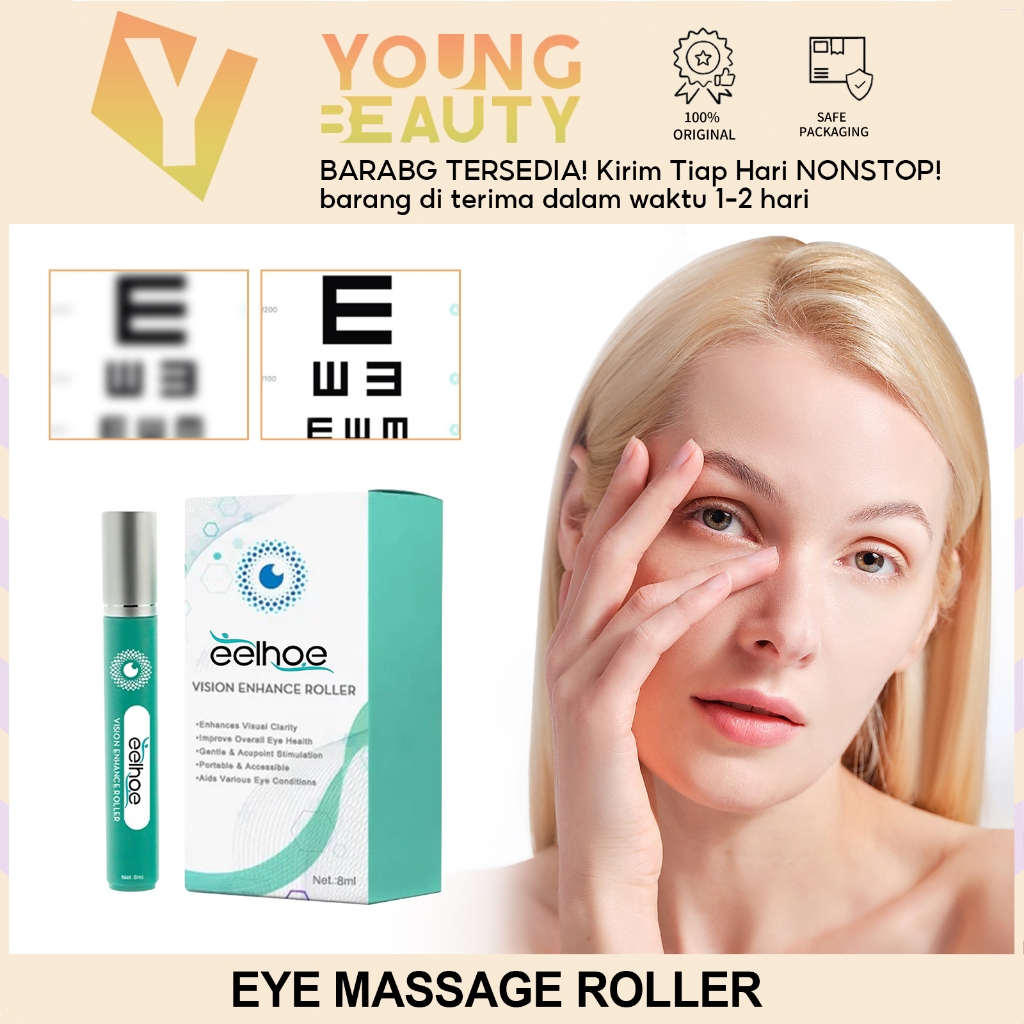 Jual EELHOE Eyesight Vision Enhance Roller Improve Liquid Eyestrain Blurred Vision Relief ...