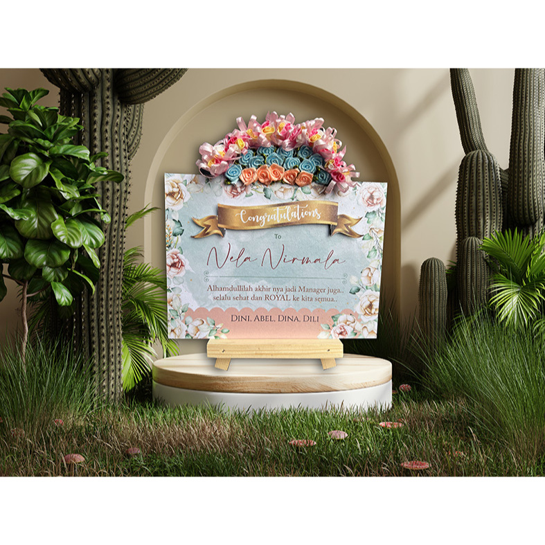 Jual papan karangan bunga mini | papan bunga mini ulang tahun ...